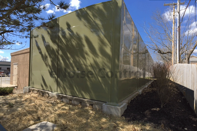 Sound Barrier Wall Helps Data Center Lower Noise Exposure